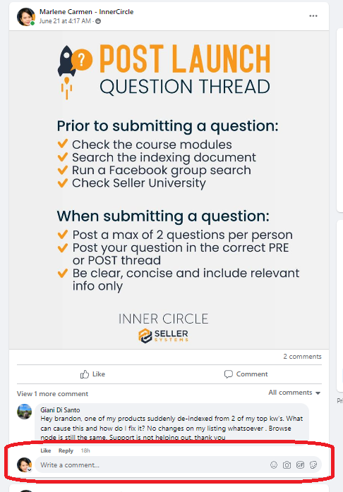 How to Pre-Submit Questions (Office Hours) – Seller Systems