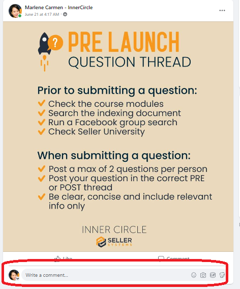 How to Pre-Submit Questions (Office Hours) – Seller Systems